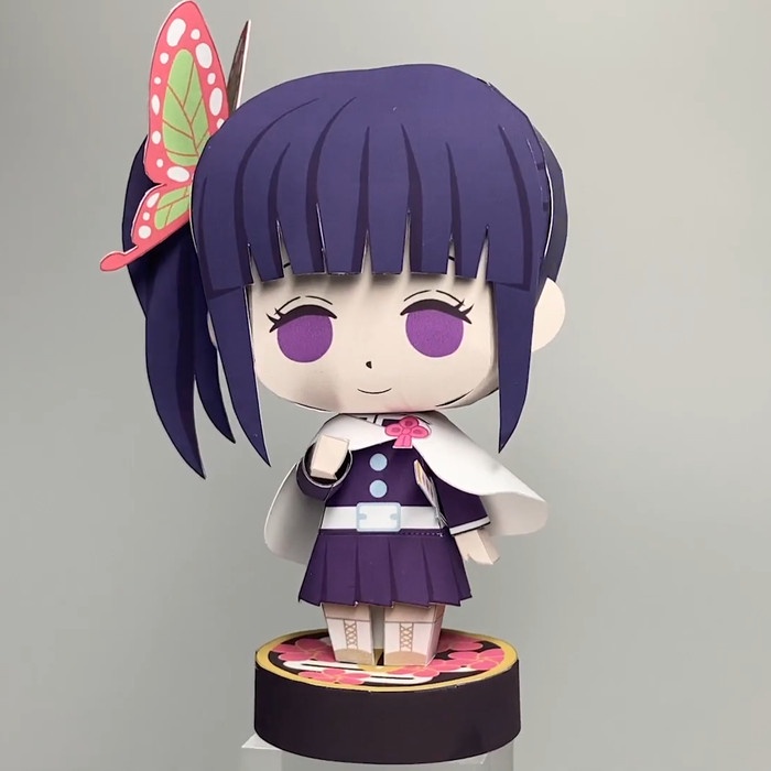 Jual Chibi Kanao Shinobu Kocho Kimetsu No Yaiba Demon Slayer Papercraft ...