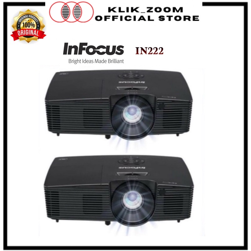 Jual PROYECTOR INFOCUS IN222 ORIGINAL PRODUCT | Shopee Indonesia