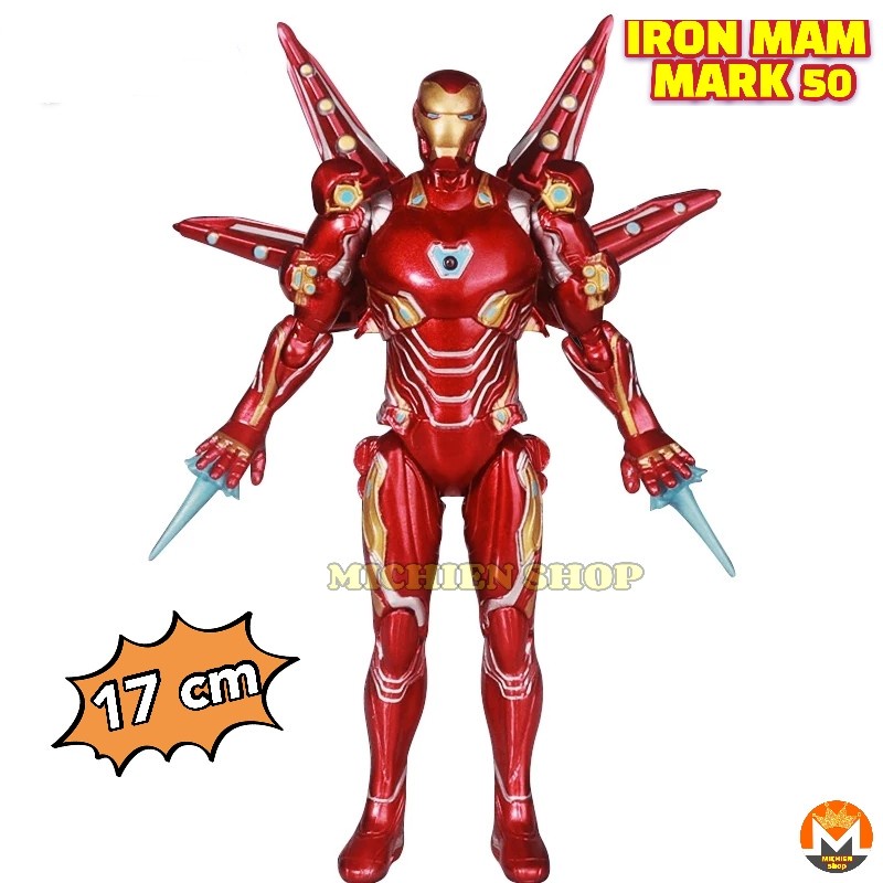 Jual Action Figure Iron Man Mark 50 Nano Weapon Recast | Shopee Indonesia