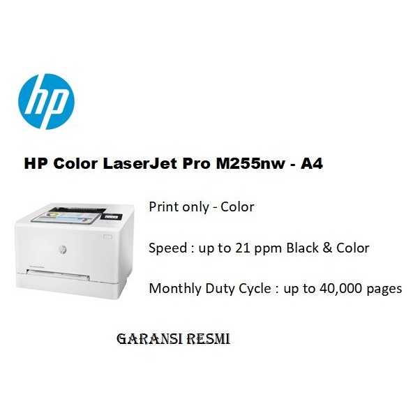 Jual HP Color LaserJet Pro M255nw - A4 - 7KW63A | Shopee Indonesia