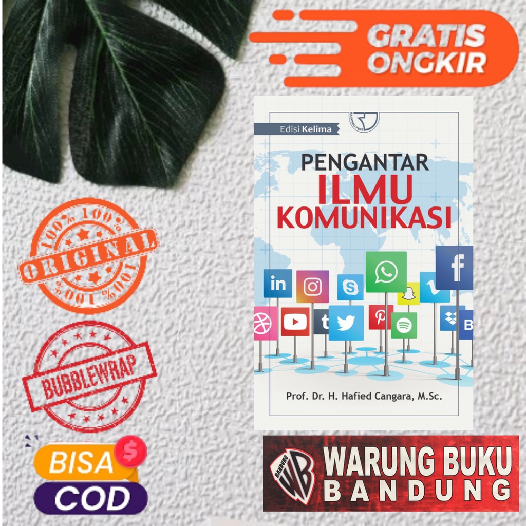 Jual Buku Pengantar Ilmu Komunikasi Edisi 5 – Hafied Cangara | Shopee Indonesia