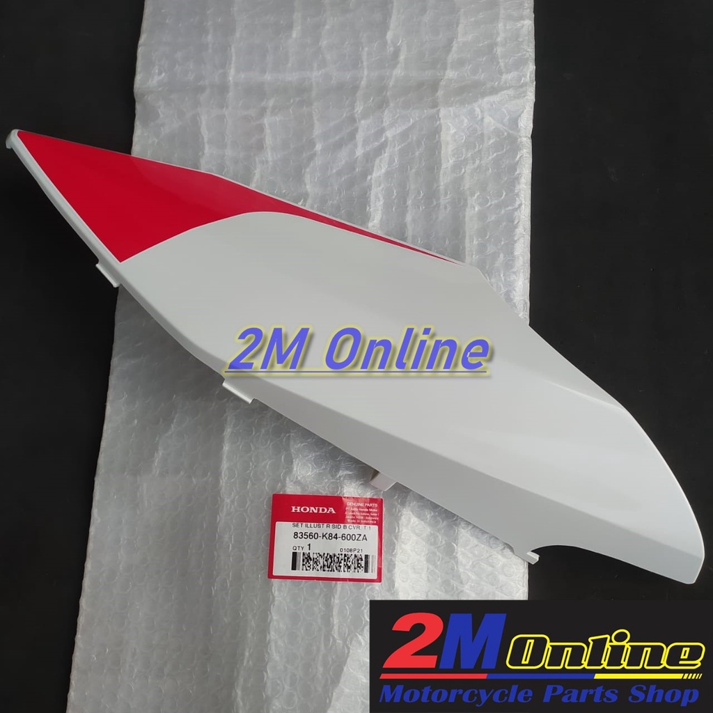 Jual 83560K84600ZA Set Illust R Side B Cover CRF 150L Putih Ori AHM ...