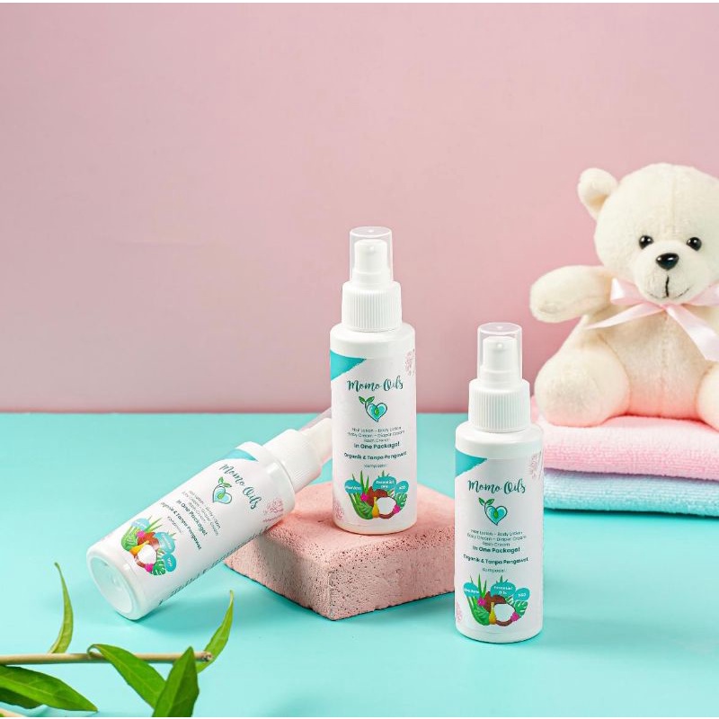 Jual MOMO OILS MINYAK BAYI (Baby oil organik) | Shopee Indonesia