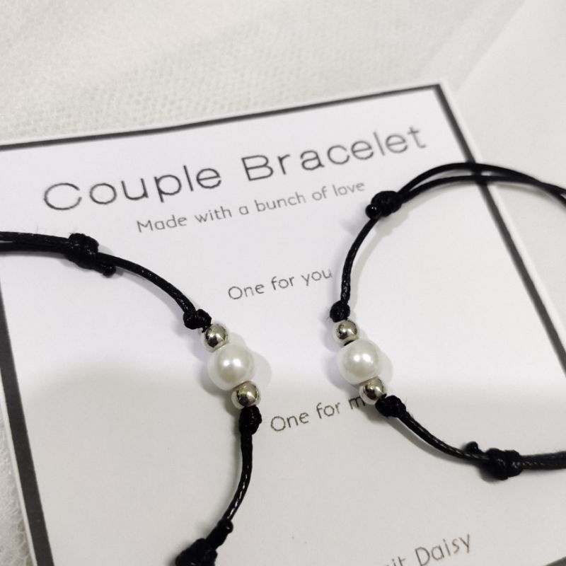 Jual Gelang Couple Pasangan Pacar Sahabat Bestie Gelang Tali Anti air ...