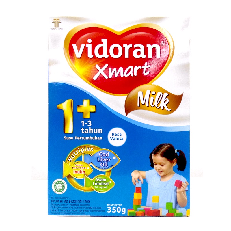 Jual Vidoran Xmart Milk 1+ Vanilla 350Gr | Shopee Indonesia