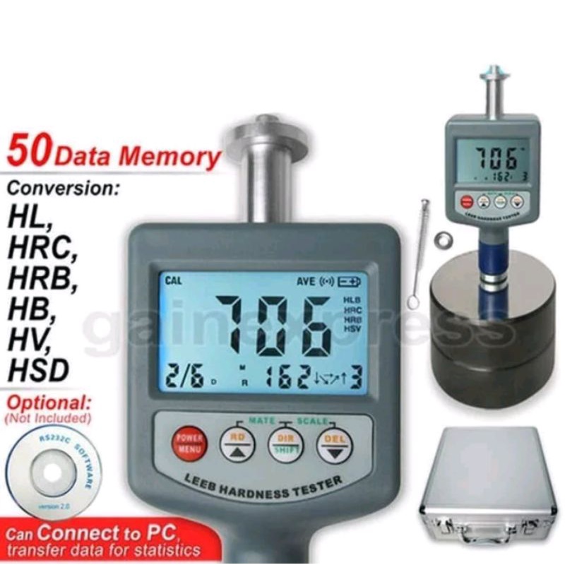 Jual Leeb Hardness tester test alat ukur uji kekerasan baja besi ...