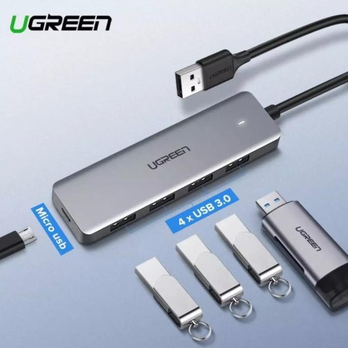 Jual promo!! | Ugreen 4 Port USB 3.0 Extension Data Hub for Windows Mac ...