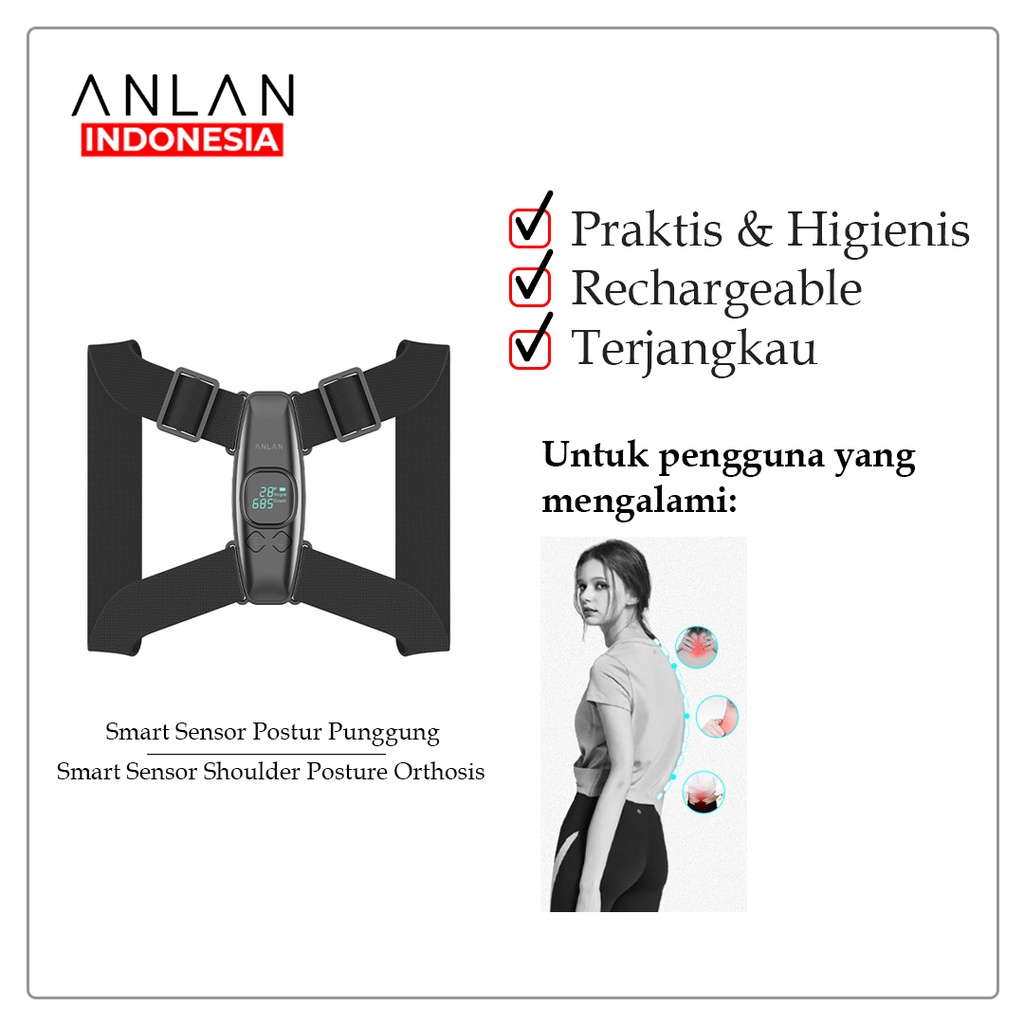 Jual Smart Sensor Shoulder Posture (Anlan) | Shopee Indonesia