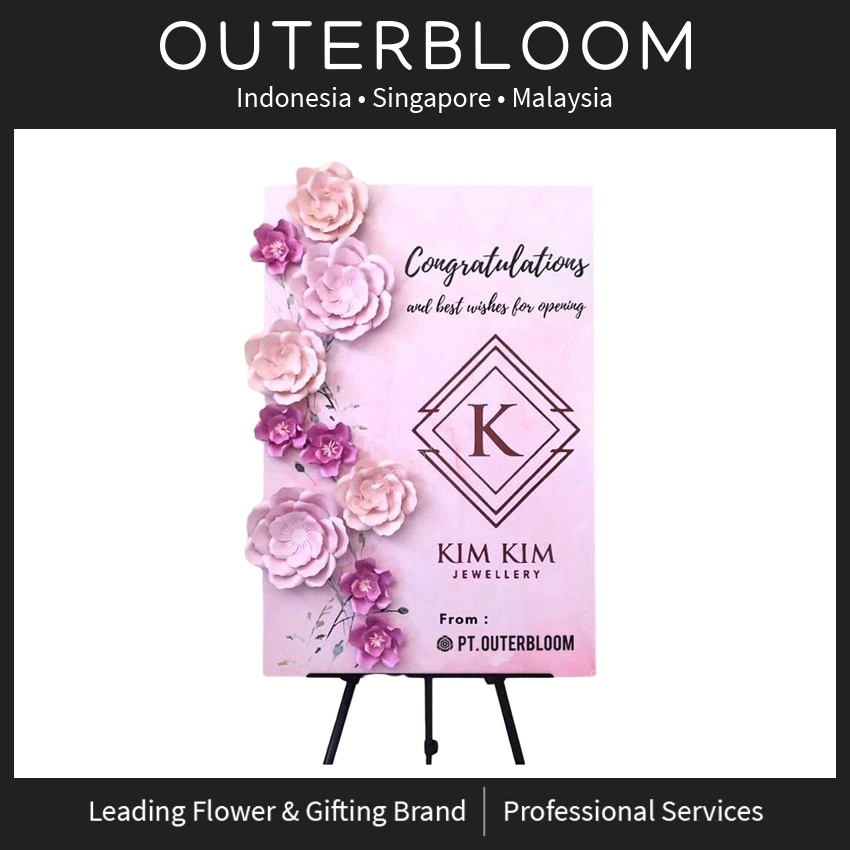 Jual Papan Bunga Kertas - Outerbloom Amalthea Paper Flower Board ...