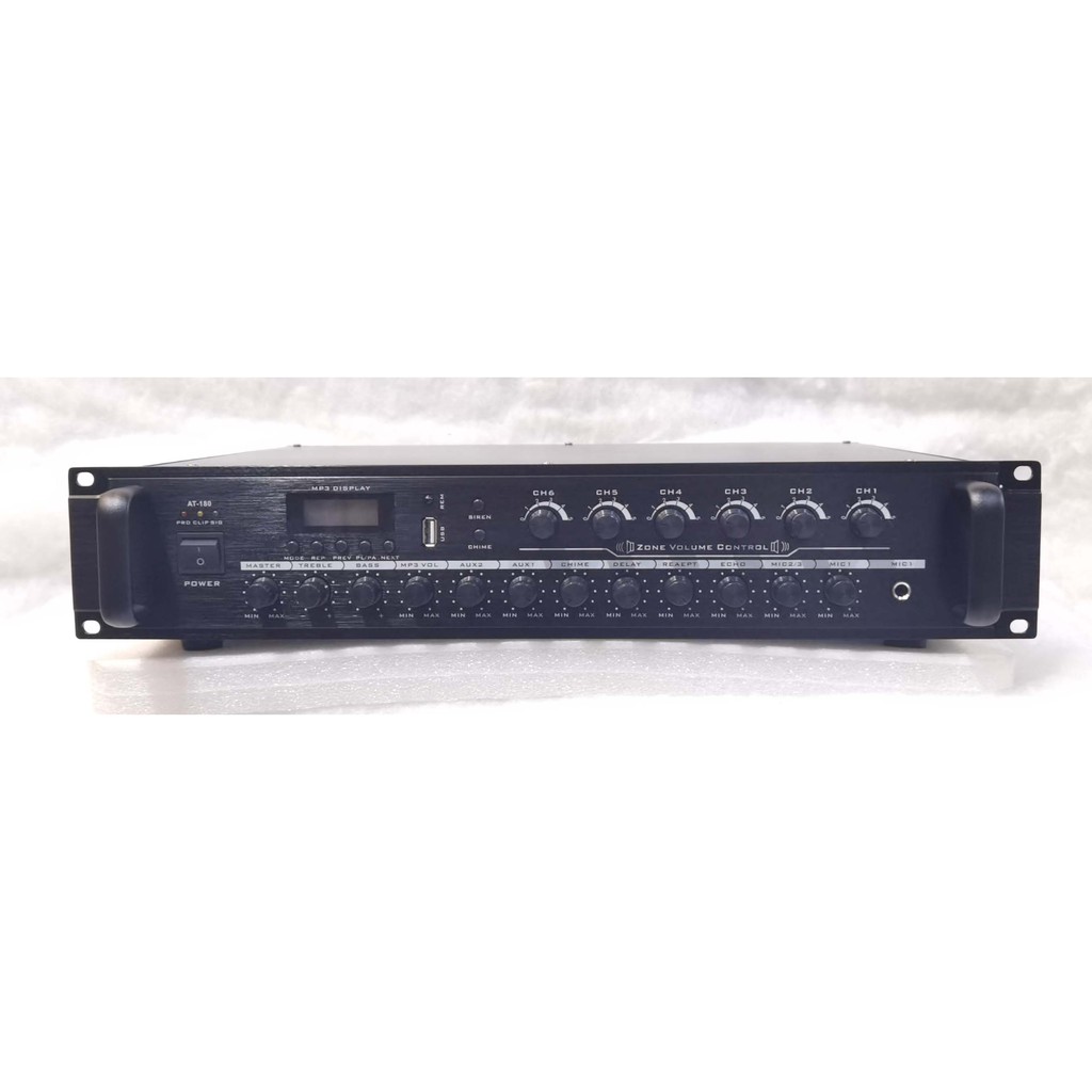 Jual Public Address Amplifier 180 Watt Tipe AT180 | Shopee Indonesia