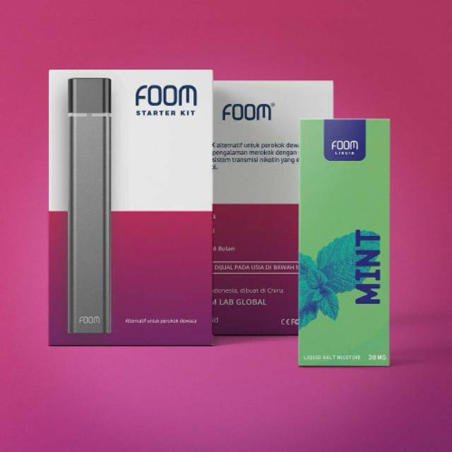 Jual PSK FOOM POD 230mAh (POD+CARTRIDGE+LIQUID) AUTHENTIC PAKET SIAP ...