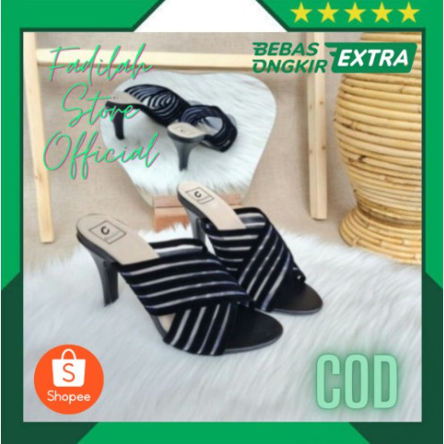 Jual Sendal Sandal Hak Tahu Highheels 9 Cm Hels Hells Hils Wanita Murah ...