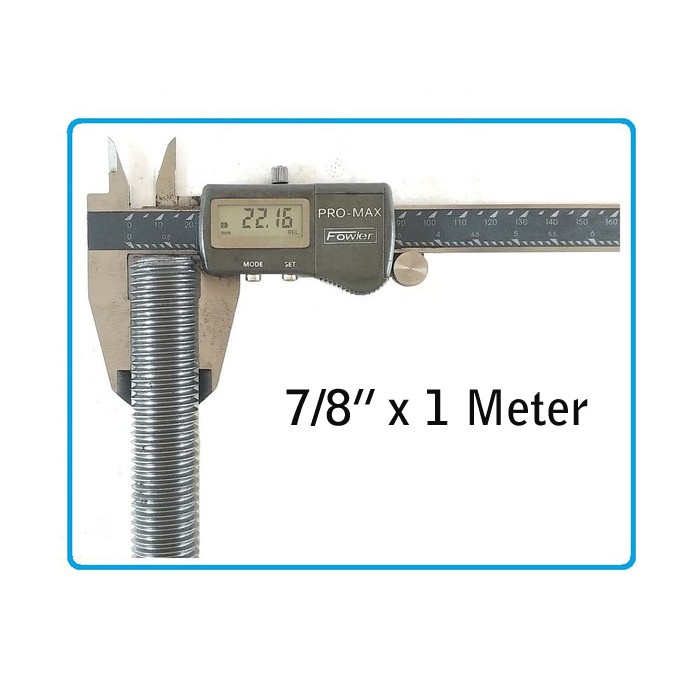 Jual As Full Drat Baut Long Thread Bolt Stut Bolt 7/8" X 1 Meter ...