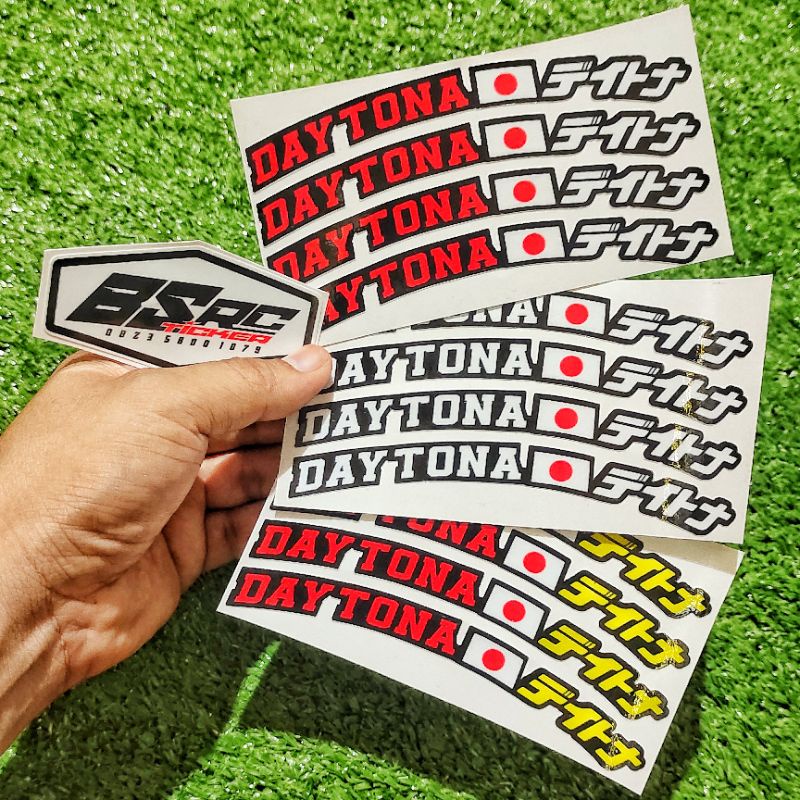 Jual stiker velg daytona / stiker daytona , harga d bwah 1 set isi 4 ...