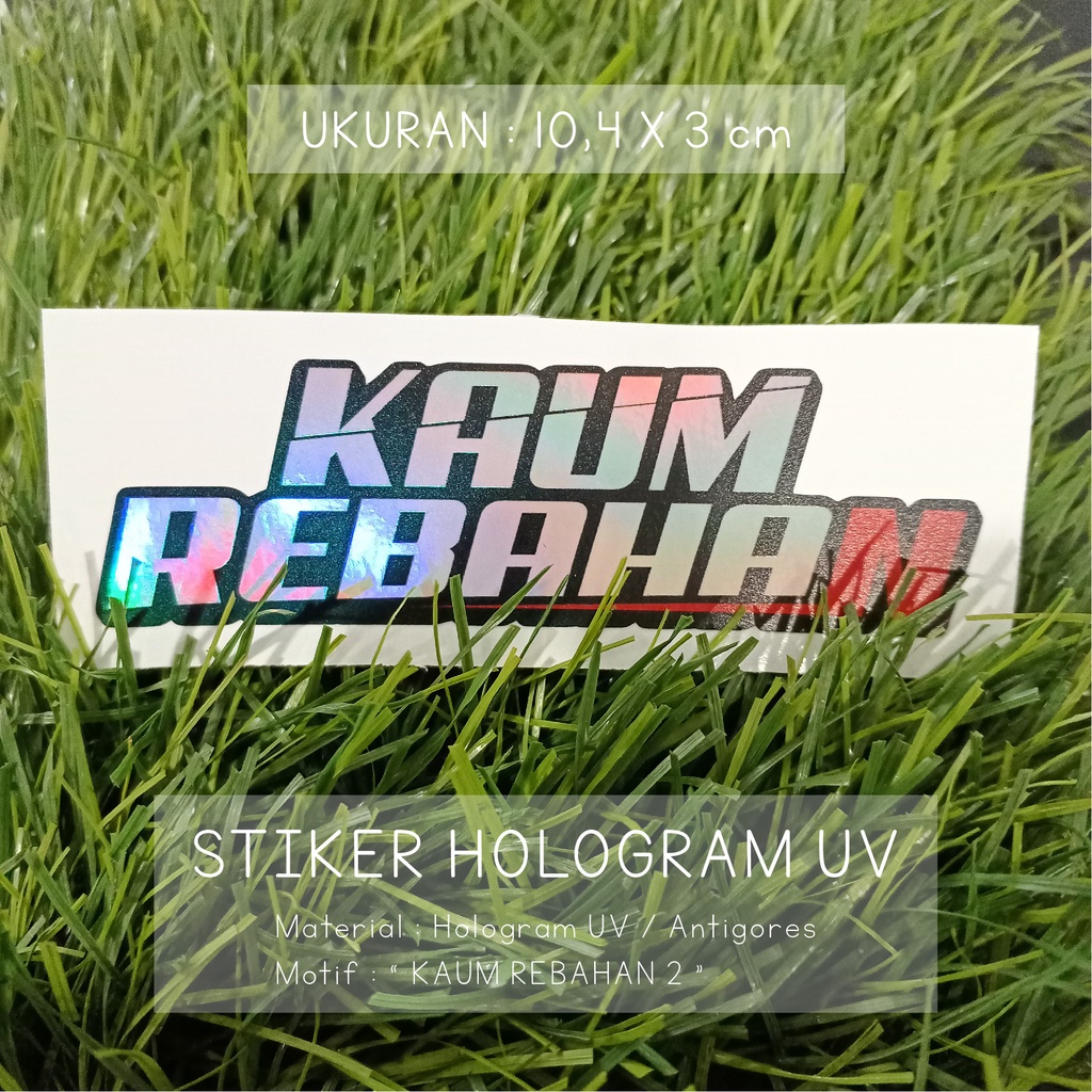 Jual stiker viral / stiker kata-kata / stiker racing / stiker bengkel ...