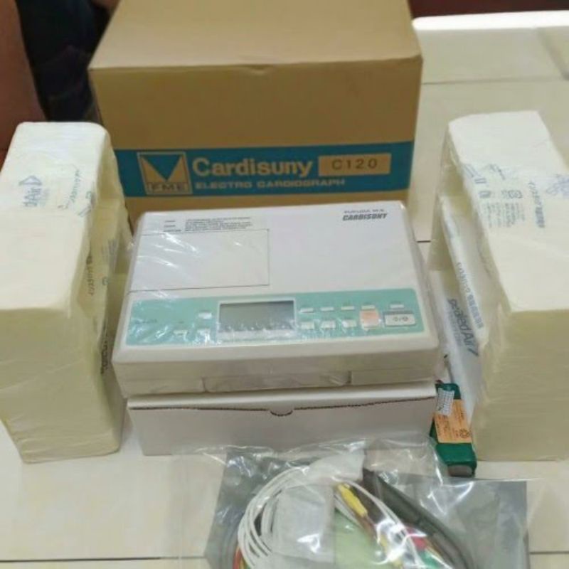 Jual ekg Fukuda ME C120 Japan / ECG Fukuda C120 3Ch / EKG | Shopee ...