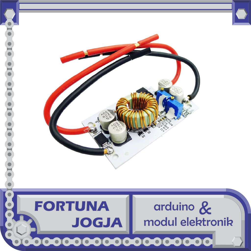 Jual Modul Step Up 250W 10A Boost Converter DC-DC 8.5-48V to 10-50V ...