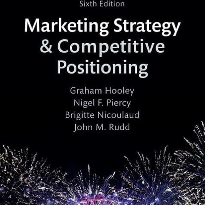 Jual Marketing strategy & competitive positioning 6th sixth edition ...