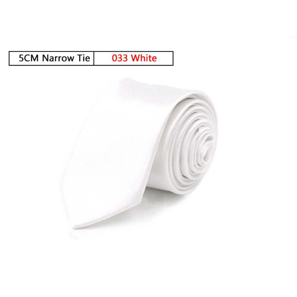 Jual KIAMA - Dasi Putih Polos slim 2inch | Shopee Indonesia