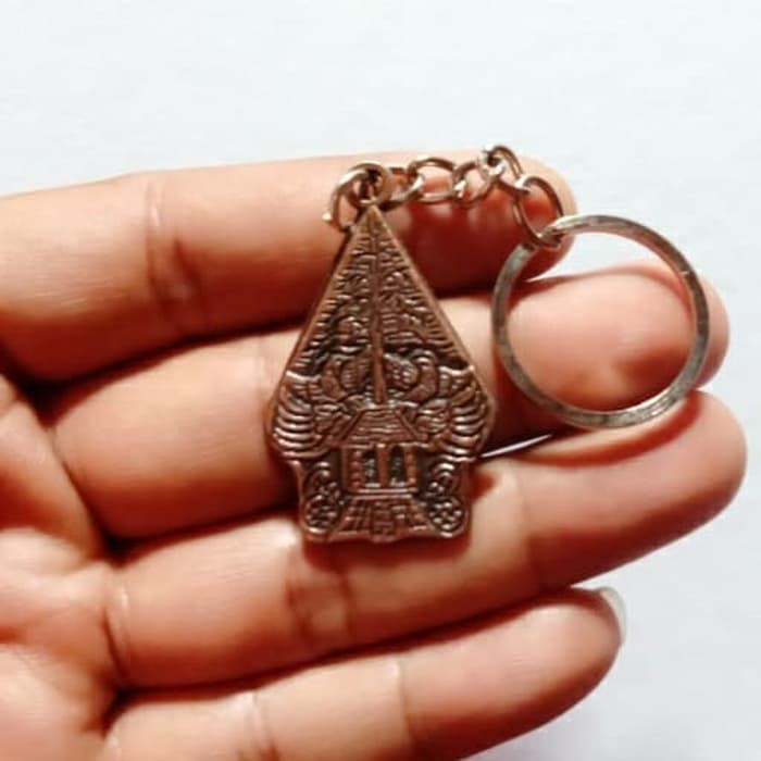 Jual Gantungan Kunci Wayang Gunungan Unik Pernak Pernik Logam Krom ...