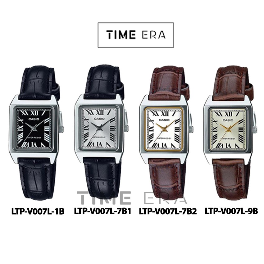 Jual Casio General Ltp V007l 7b1 1b Ltp V007l 9b 7b2 Jam Tangan Wanita Kulit Huruf Angka