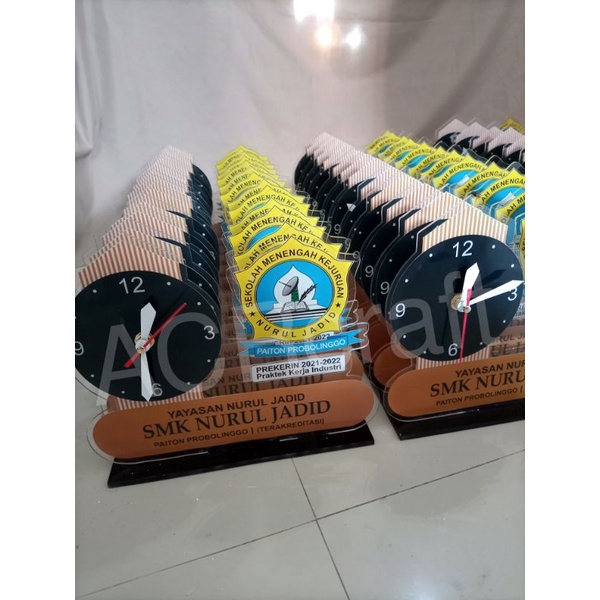 Jual Jam Akrilik Custom/Jam Meja/Jam Duduk | Shopee Indonesia