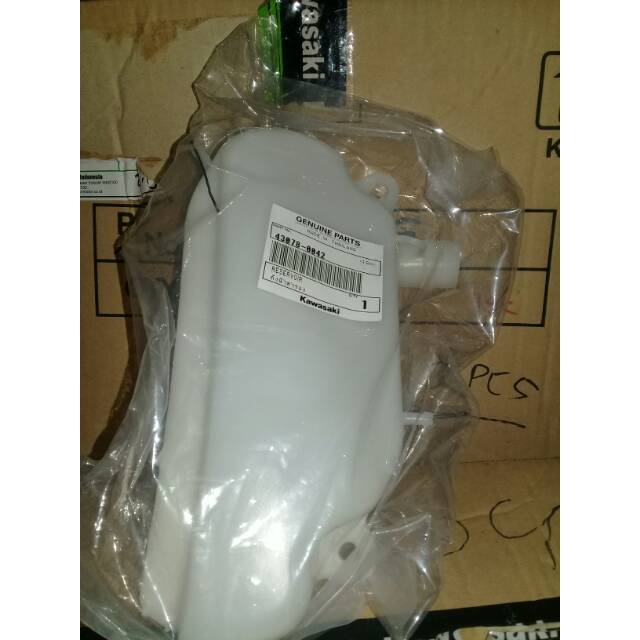 Jual TABUNG RESERVOIR TABUNG AIR RADIATOR NINJA 250 KARBU ORIGINAL ...
