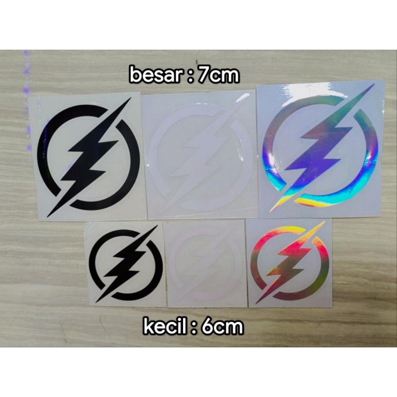Jual sticker cutting LOGO PETIR | Shopee Indonesia