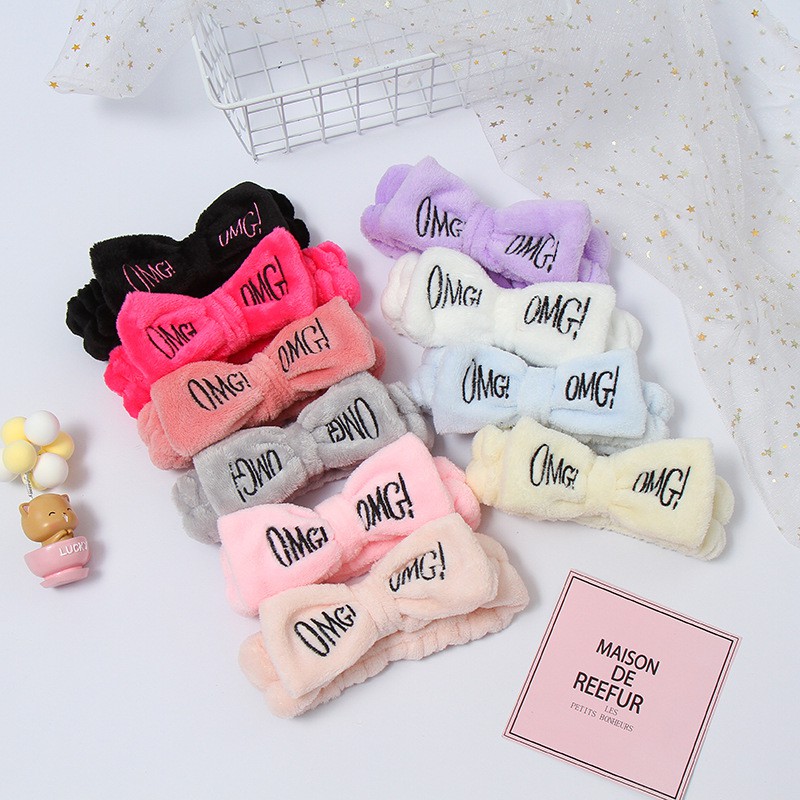 Jual Bandana OMG Hair Band Cuci Muka Facial Mandi Makeup / Bando OMG ...