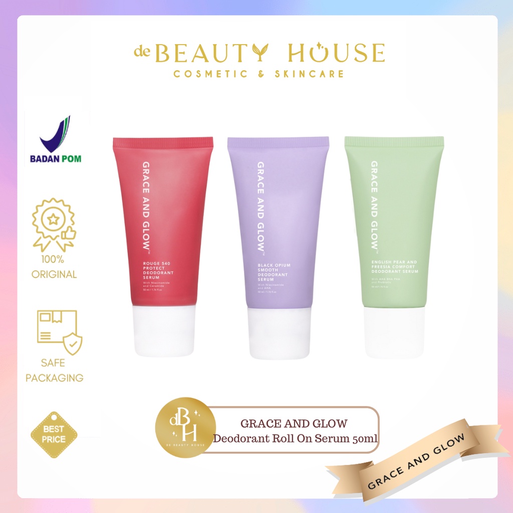 Jual GRACE AND GLOW Deodorant Roll On 50ml | Shopee Indonesia