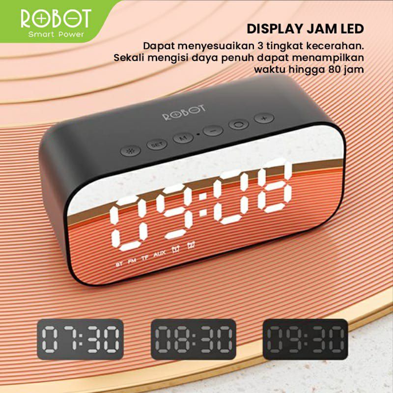 Jual Speaker Bluetooth Robot Rb560 Jam Digital Shopee Indonesia