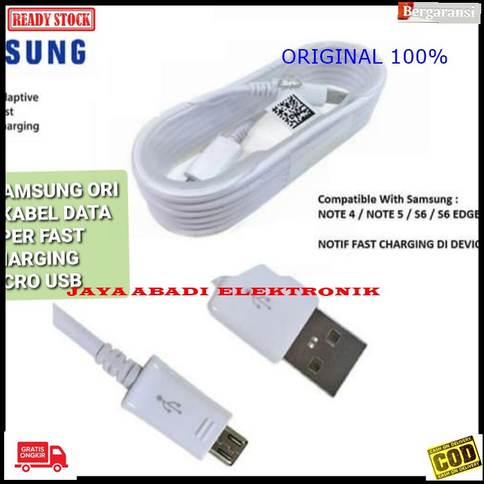 Jual J20 Samsung ori 100% kabel data fast charging cable micro usb v8 ...