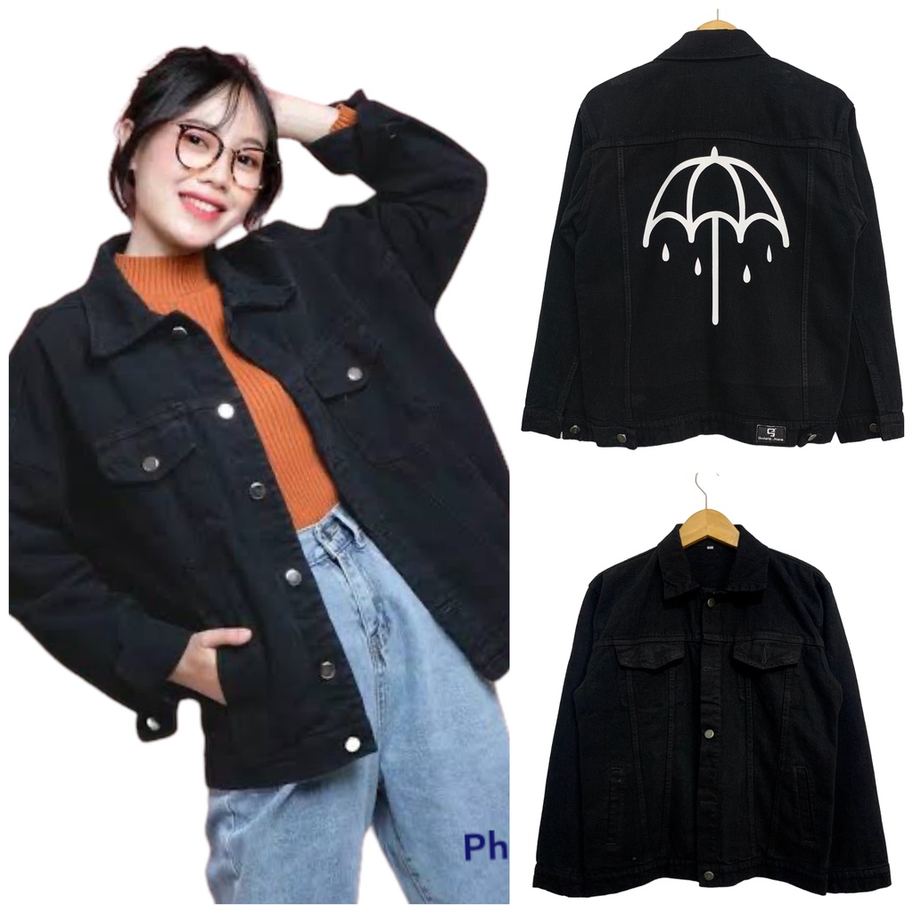 Jual RAL store – JAKET JEANS DENIM / HITAM OVER SIZE / BEST SELLER ...