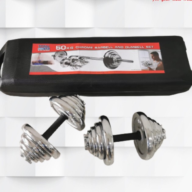 Jual Chrome Dumbbell Satu Set 50 Kg | Shopee Indonesia