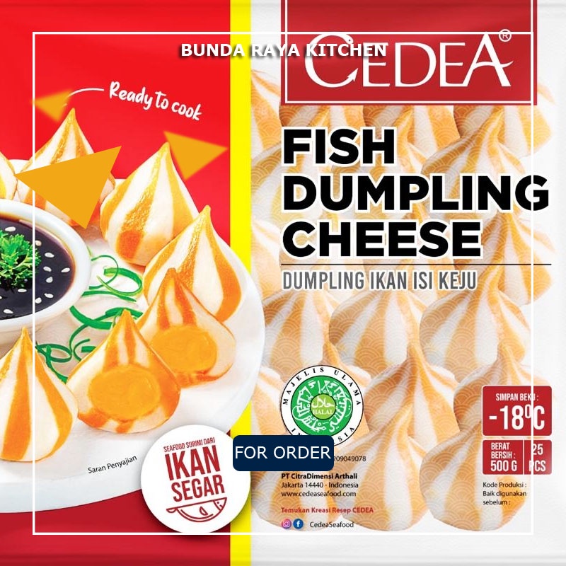 Jual Premium CEDEA Fish Dumpling Cheese / Bakso Ikan Isi Keju/ @500gr ...