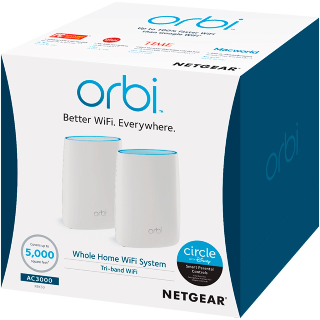Jual NETGEAR RBK50 Orbi Home AC3000 Tri-band WiFi System | Shopee Indonesia