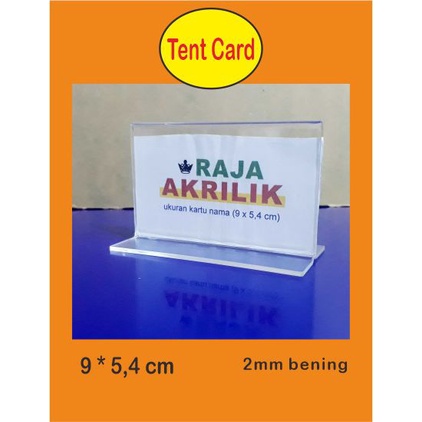 Jual Acrylic Name/Label Display Nama/Price Tag Akrilik 9x6 cm ...