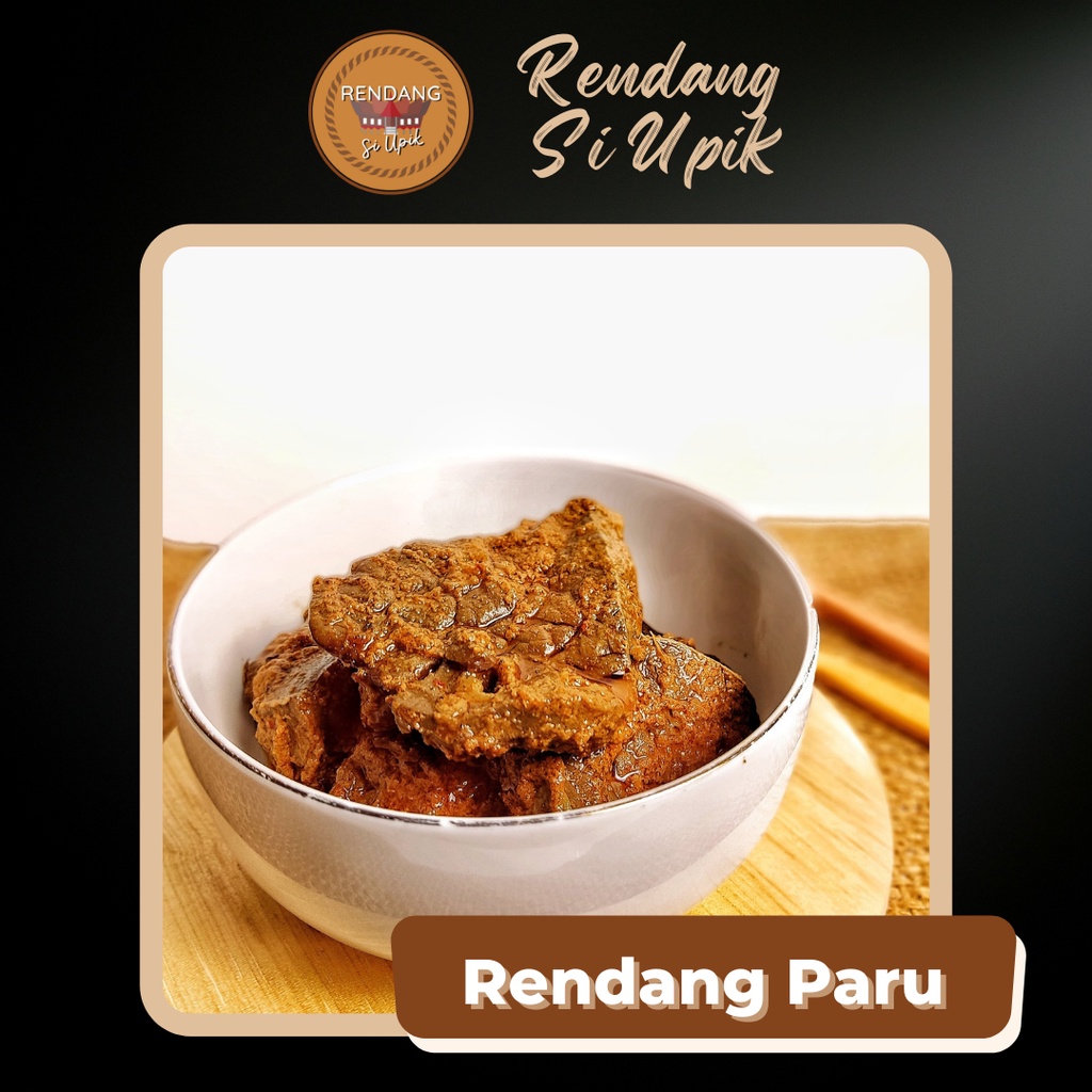 Jual RENDANG PARU RENDANG SI UPIK ASLI PADANG FROZEN 250 GRAM | Shopee ...