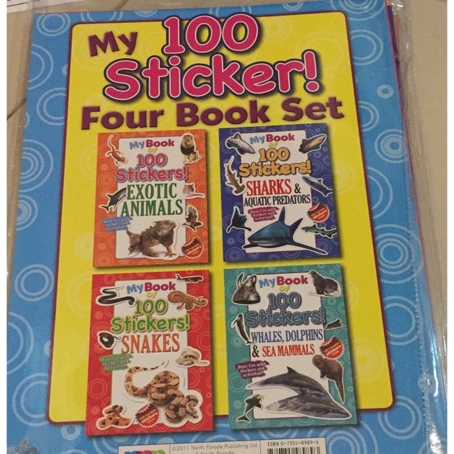 Jual My 100 Sticker Four Book Set | Shopee Indonesia