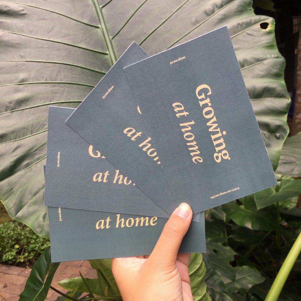 Jual Kartu Ucapan/Greeting Card/Kartu Pos WeGrow | Shopee Indonesia