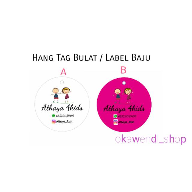 Jual HANG TAG BENTUK BULAT / LABEL BAJU / PRICE TAG / LABEL HARGA ...