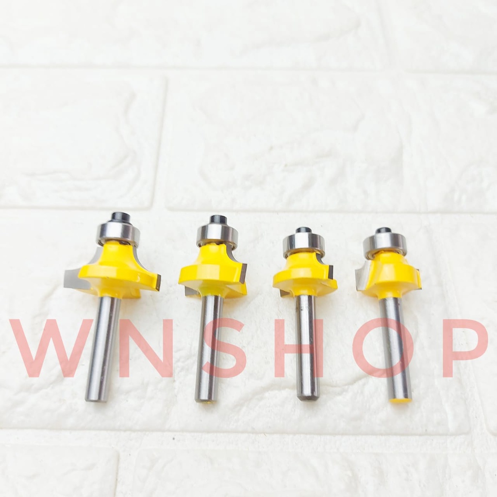 Jual Mata Router Round Over Mata Profil Sudut kayu shank 1/4 | Shopee ...