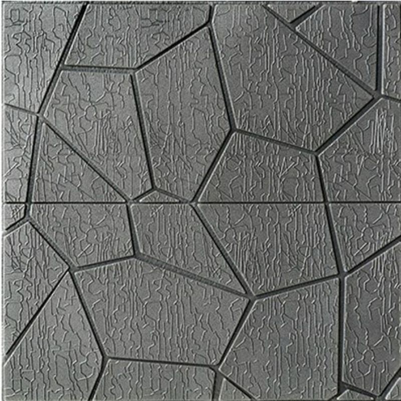 Jual (FREE LIST BORDER)!!Wallpaper Foam 3D Moulding Pintu Kayu Jati ...