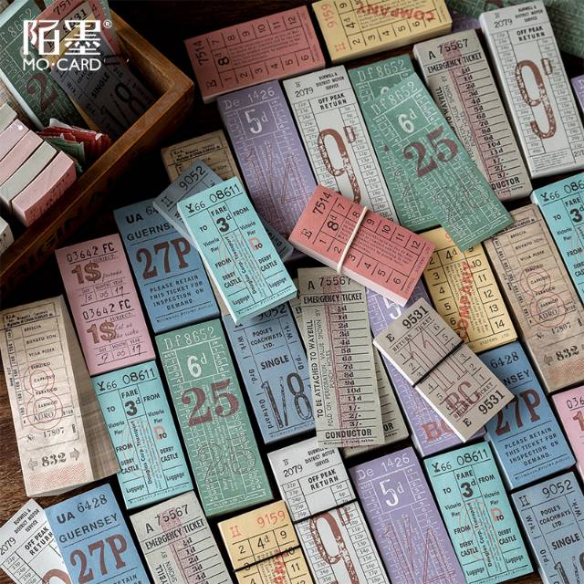 Jual Ticket Paper vol 1 (dapat 12 set/design) | Shopee Indonesia