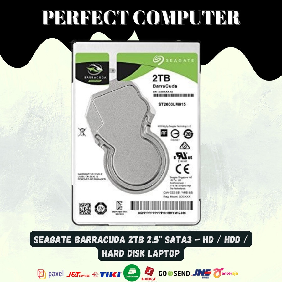 Jual Seagate BarraCuda 2TB 2.5" SATA3 - HD / HDD / Hard Disk Laptop ...