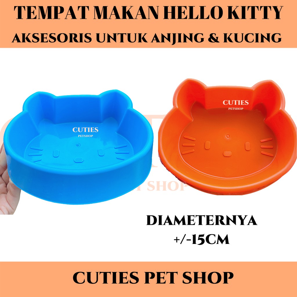 Jual TEMPAT MAKAN HAMSTER HELLO KITTY / KUCING / ANJING UKURAN DIAMETER ...