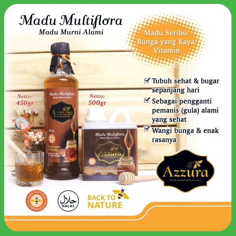 Jual Madu Multiflora Asli Madu Murni Alami Bpom | Shopee Indonesia