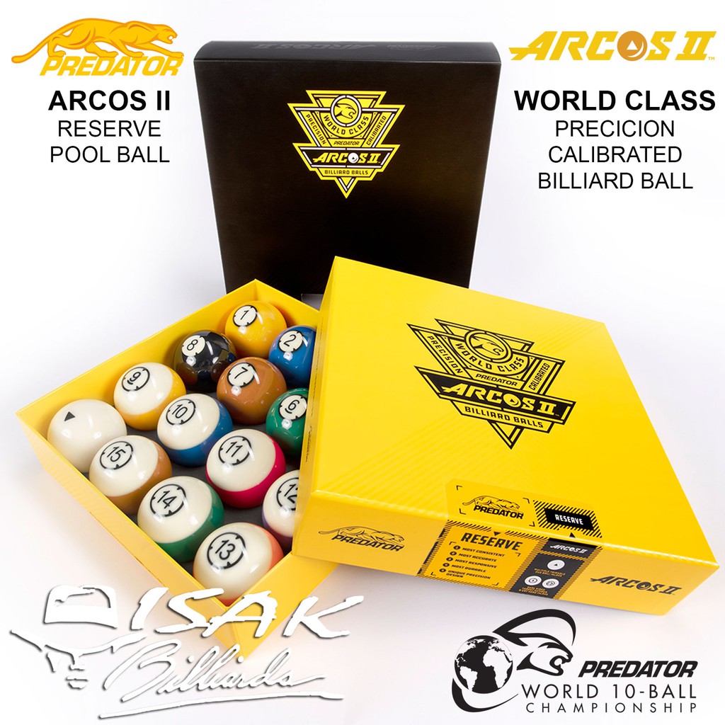 Jual Predator Arcos II Reserve Pool Ball Set - Bola Billiard 2.1/4 ...