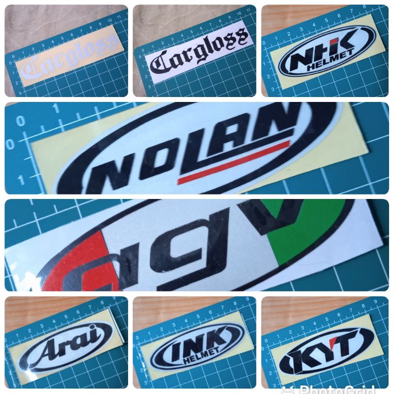 Jual stiker logo helm cutting visor helm helmet murah | Shopee Indonesia