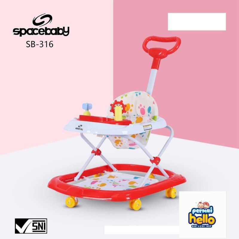 Jual BABY WALKER SPACEBABY TIPE SB 316(Ready 2 warna) | Shopee Indonesia
